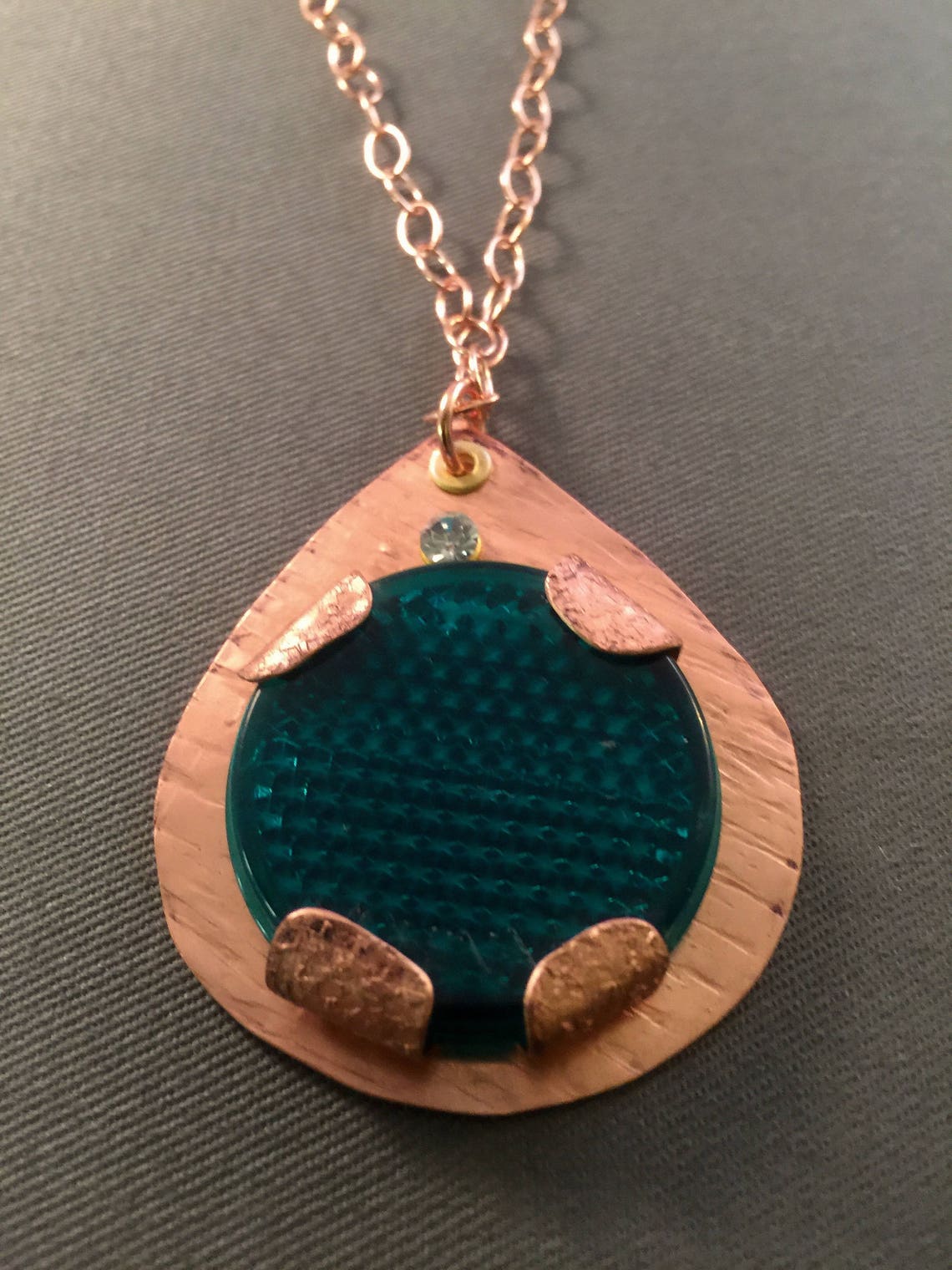 Reflections Copper Pendant - Etsy