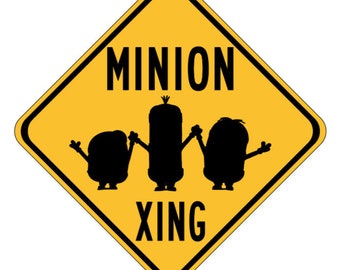 Minion Street Sign - Etsy