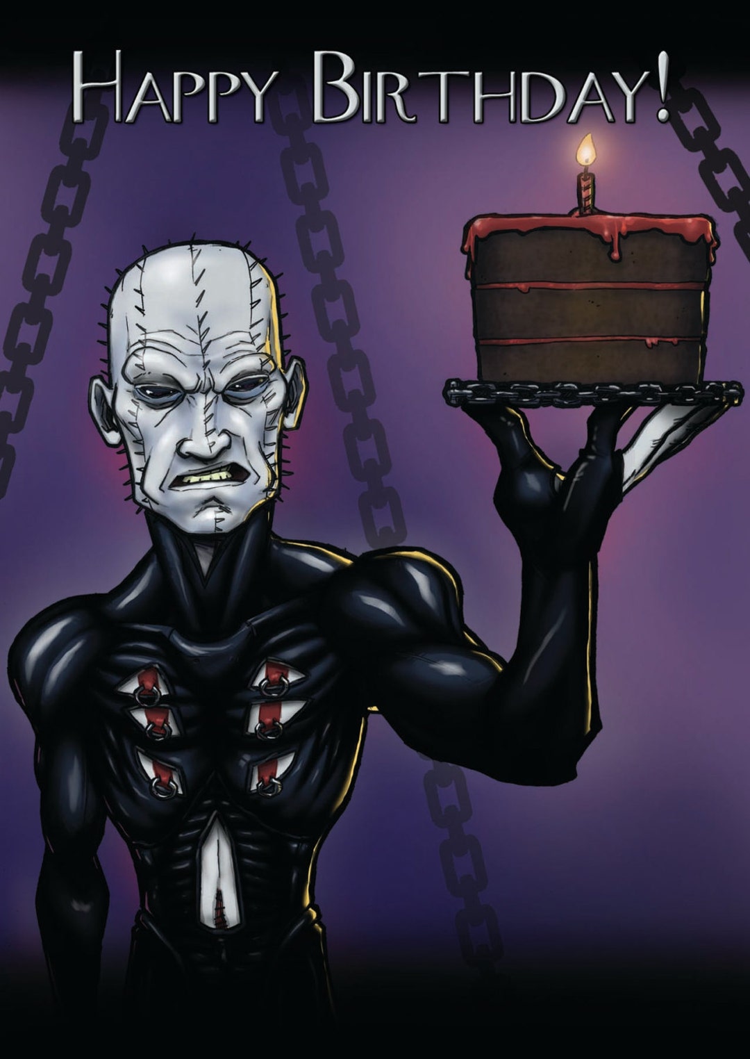 Hellraiser Birthday Card - Etsy