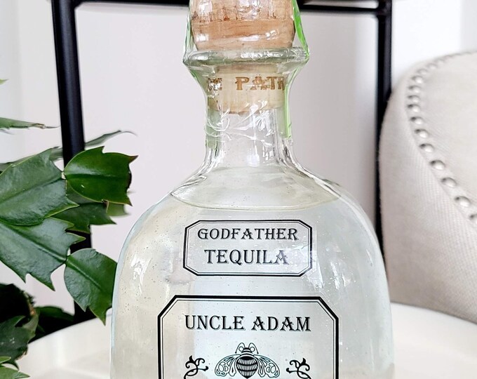 Godfather Tequila Label, Godfather Patron Label, Tequila Custom Label ...