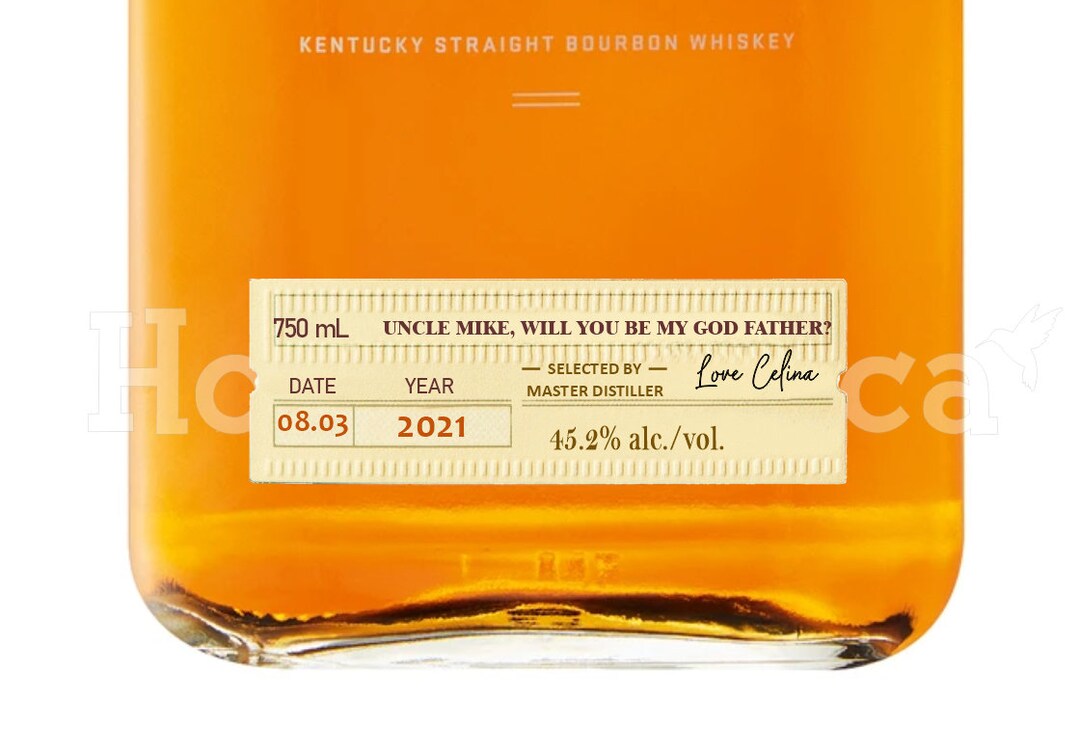 Godfather Whiskey Label, Woodford Reserve Label, Bourbon Whiskey Label ...