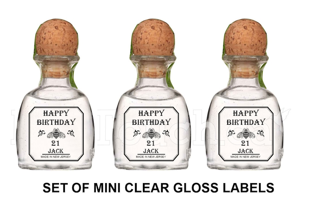 Mini Patron Label, Mini Birthday Shot, Party Favor, Wedding Favors ...