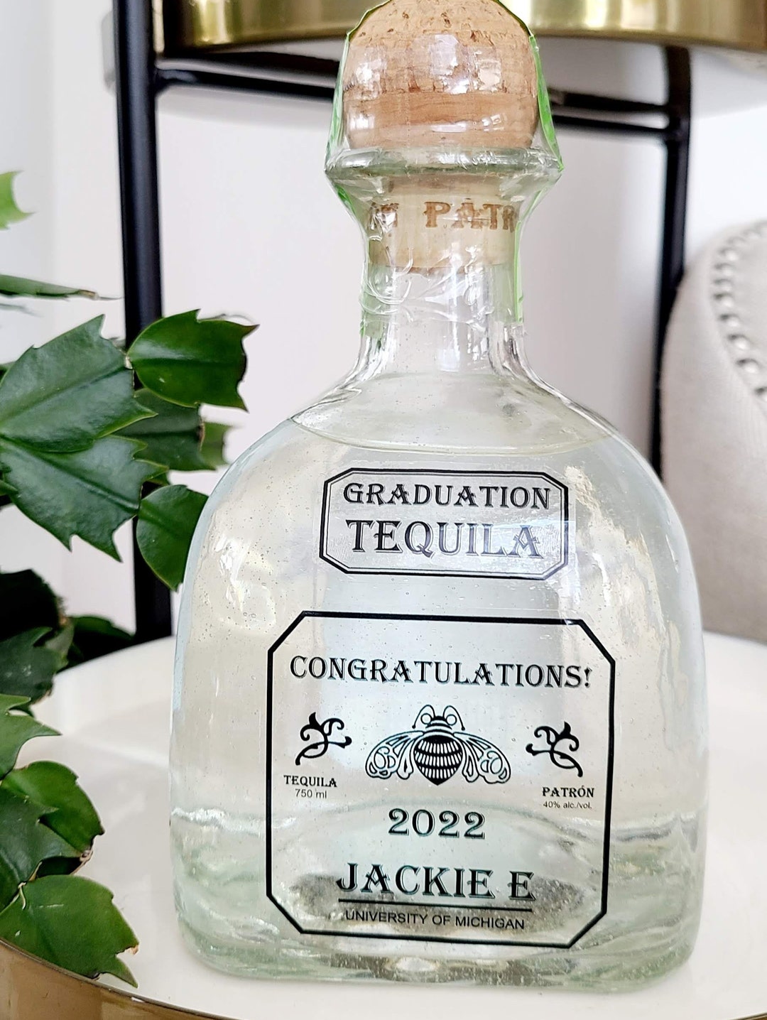 Graduation Tequila Label, Graduation Gift Idea, Custom Patron Label ...