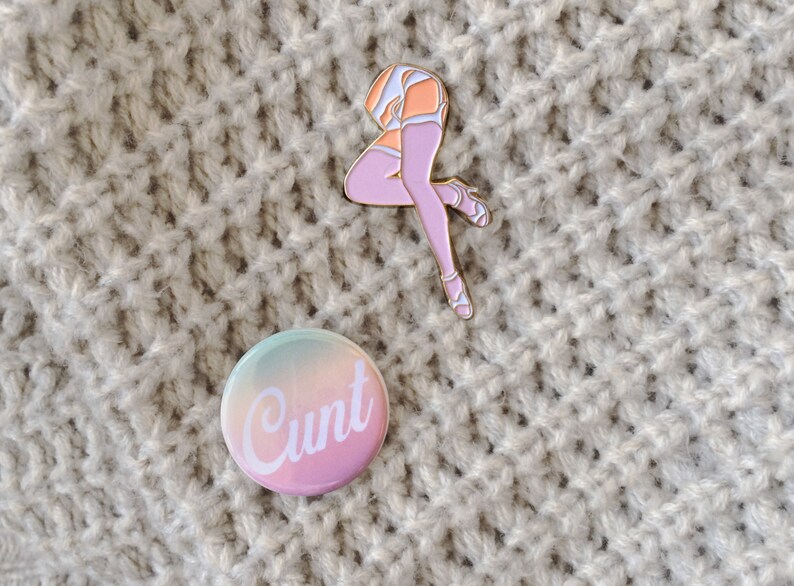 Sexy Legs Lapel Pin Etsy