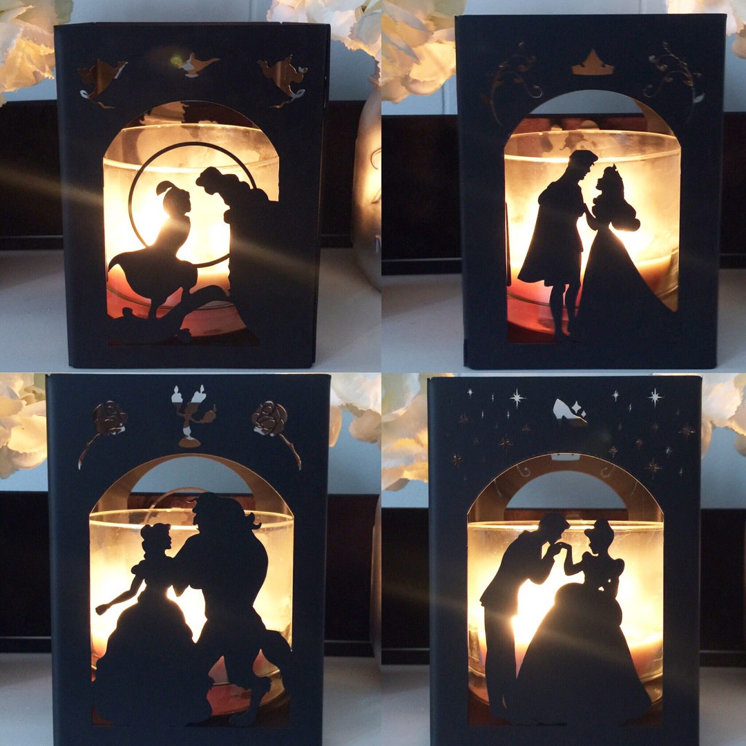 Princesses Metal Candle Holder, Lantern, Centerpiece, Disney Home Decor ...