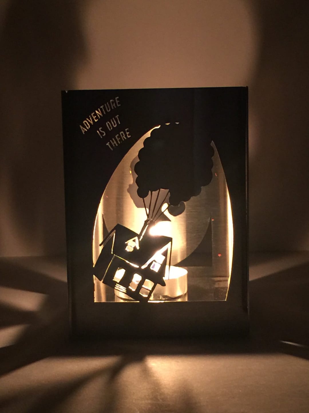 Up Carl and Ellie UP Metal Candle Holder, Lantern, Centerpiece, Disney ...