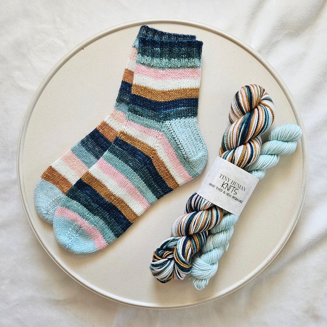 SOCK YARN SET Carols in the Snow Self Striping Sock Yarn - Etsy