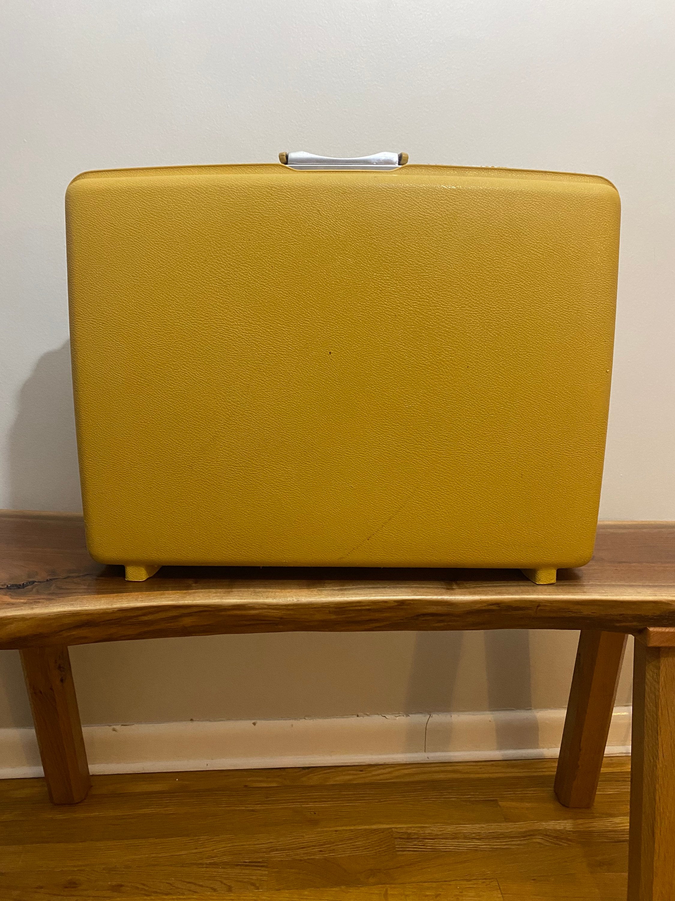 Vintage Samsonite Mustard Yellow Suitcase - Etsy