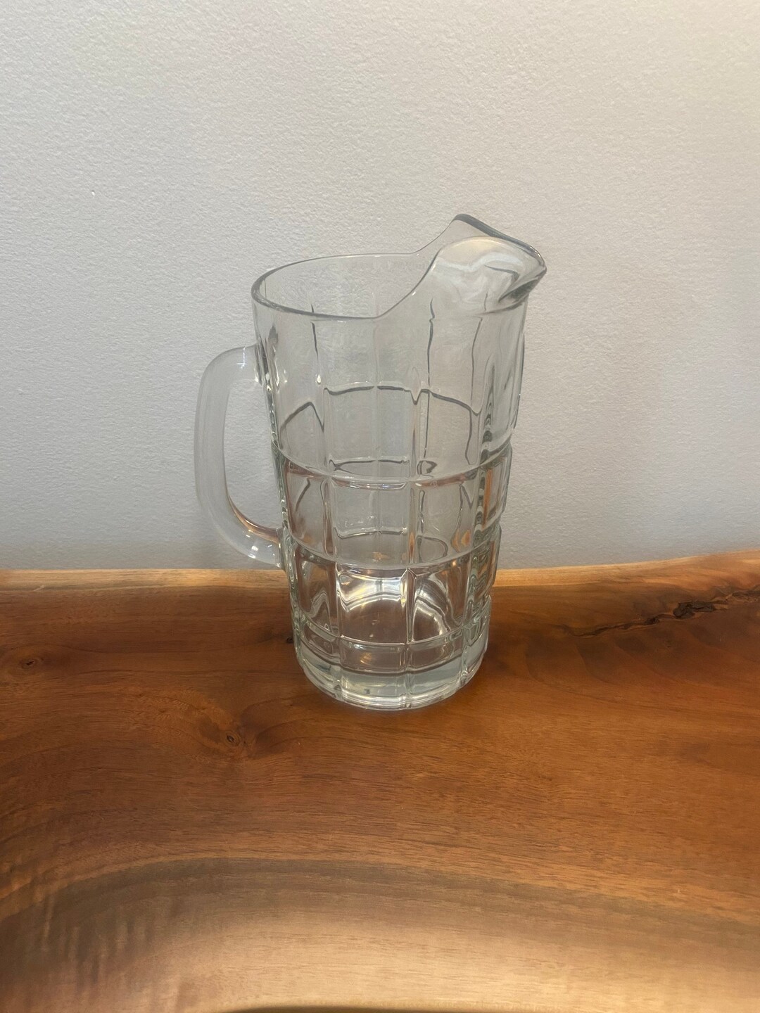 Vintage Anchor Hocking Glass Pitcher - Etsy