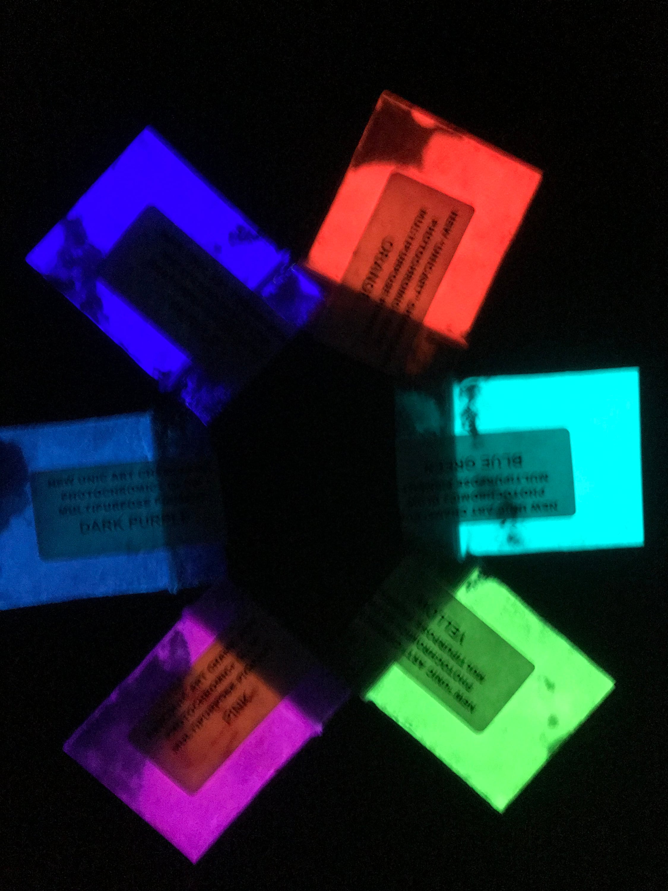 NEW ART Photochromic UV Solar activated Glow in the Dark | Etsy