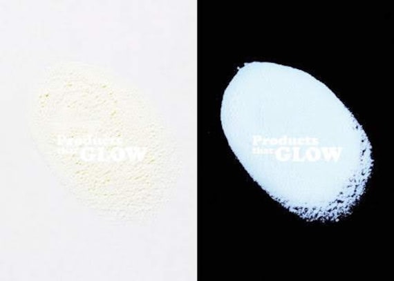 White day to White glow Waterproof Glow in the Dark Powder - Etsy