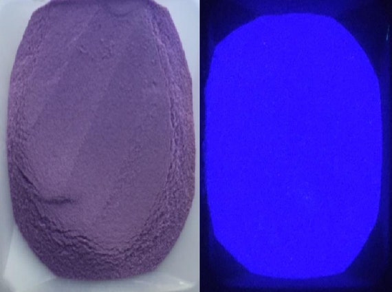 Purple to Purple Glow In The Dark Powder Pigment Waterproof | Etsy