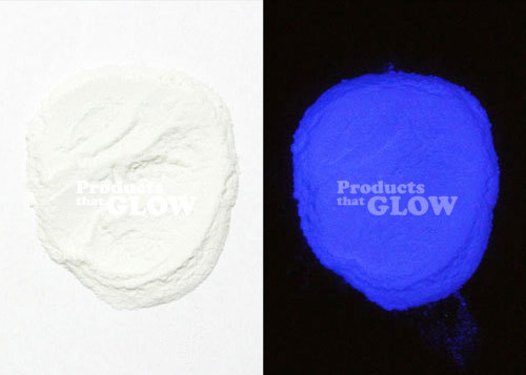 Purple Neon Glow in the Dark Powder Pigment Bright Waterproof Strontium ...
