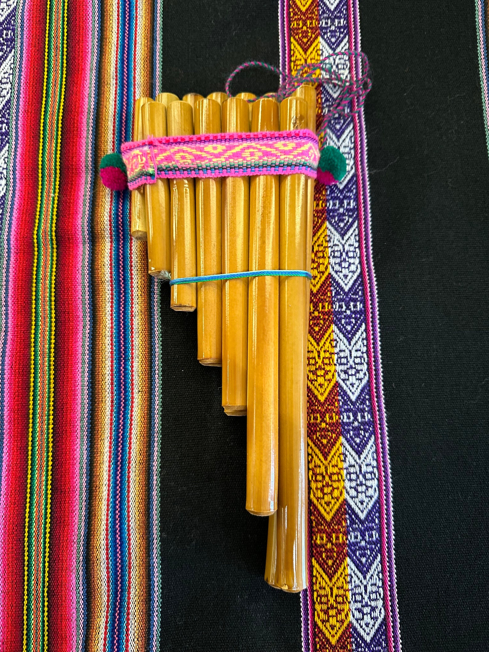 Handcrafted Peruvian Pan Flute Authentic Andean Musical Instrument ...