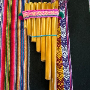 Handcrafted Peruvian Pan Flute Authentic Andean Musical Instrument ...