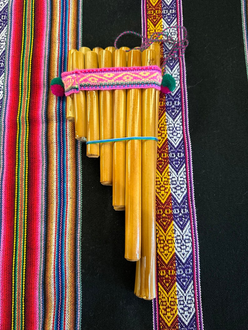 Handcrafted Peruvian Pan Flute Authentic Andean Musical Instrument ...