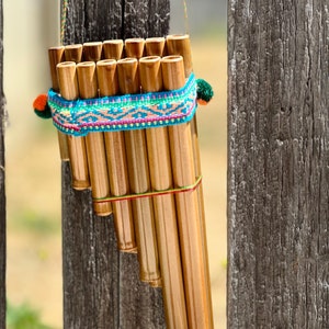 Handcrafted Peruvian Pan Flute Authentic Andean Musical Instrument ...