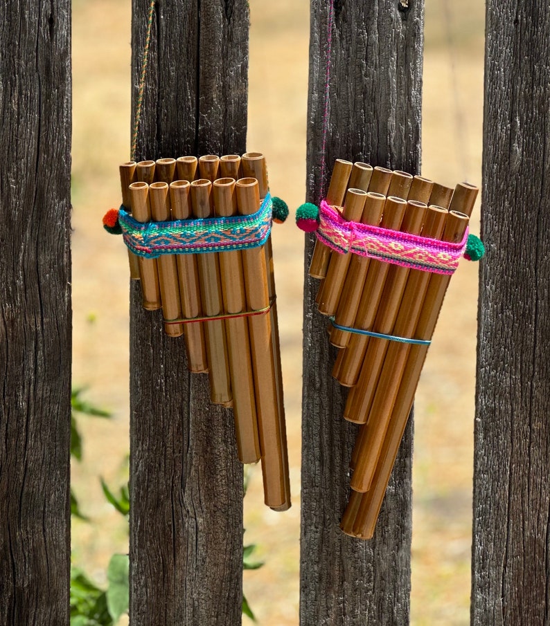 Handcrafted Peruvian Pan Flute Authentic Andean Musical Instrument ...