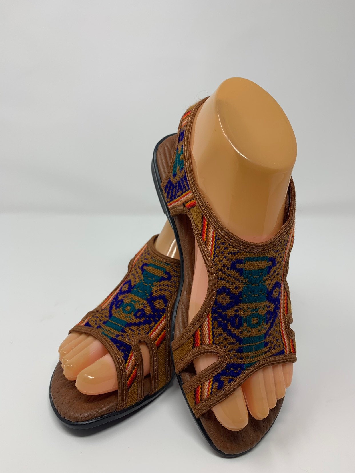 Vibrant Peruvian Inca Sandals: Colorful Patterns Inspired by Ancient ...