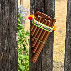 Handcrafted Peruvian Pan Flute Authentic Andean Musical Instrument ...