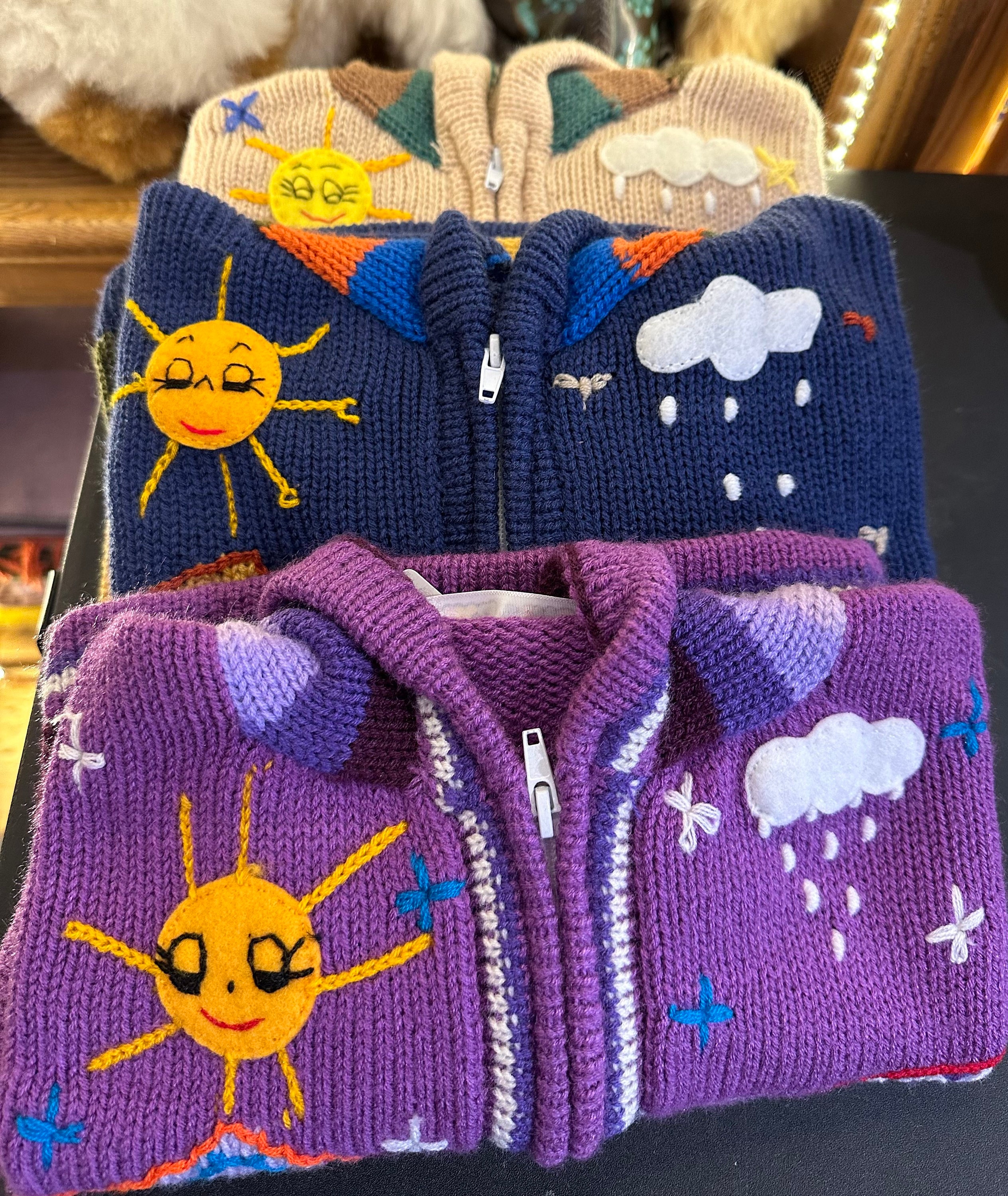 Children Hand Made Sweater With Hand Embroidered With Hooded - Etsy