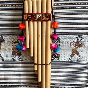 Handcrafted Peruvian Pan Flute Authentic Andean Musical Instrument ...