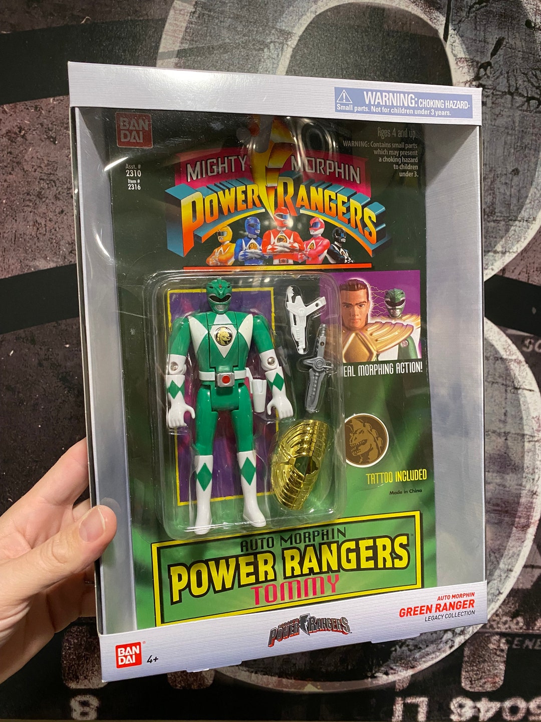 Tommy Mighty Morphin Power Rangers Auto Morphin Action Figure - Etsy