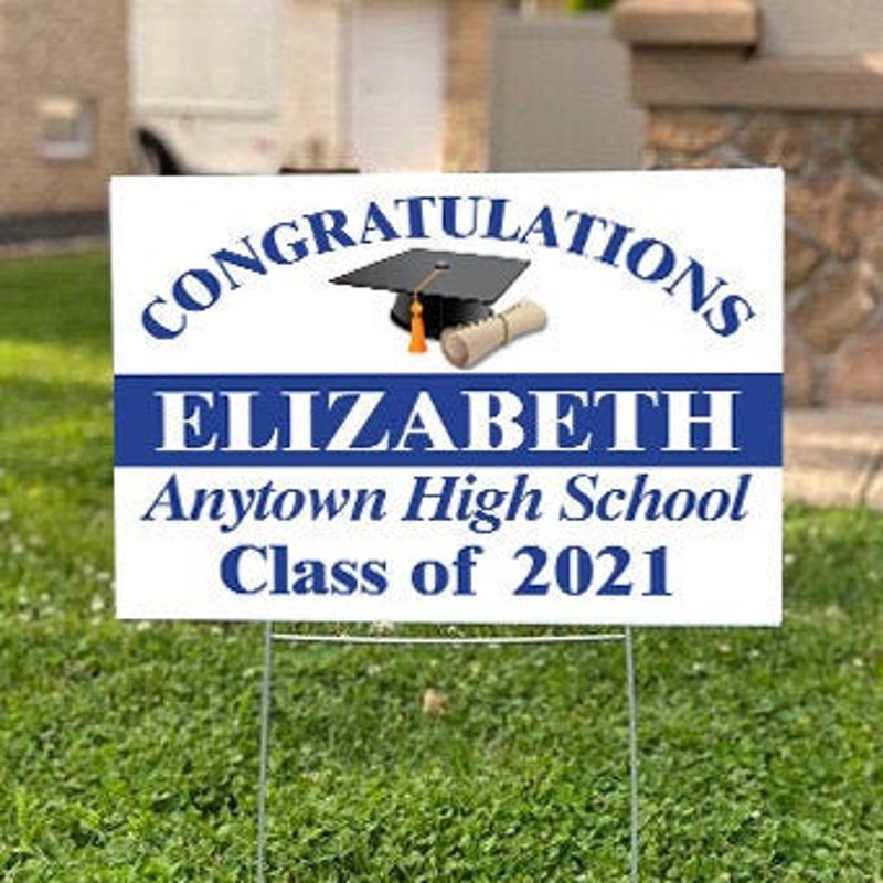 Graduation Yard Sign - Etsy