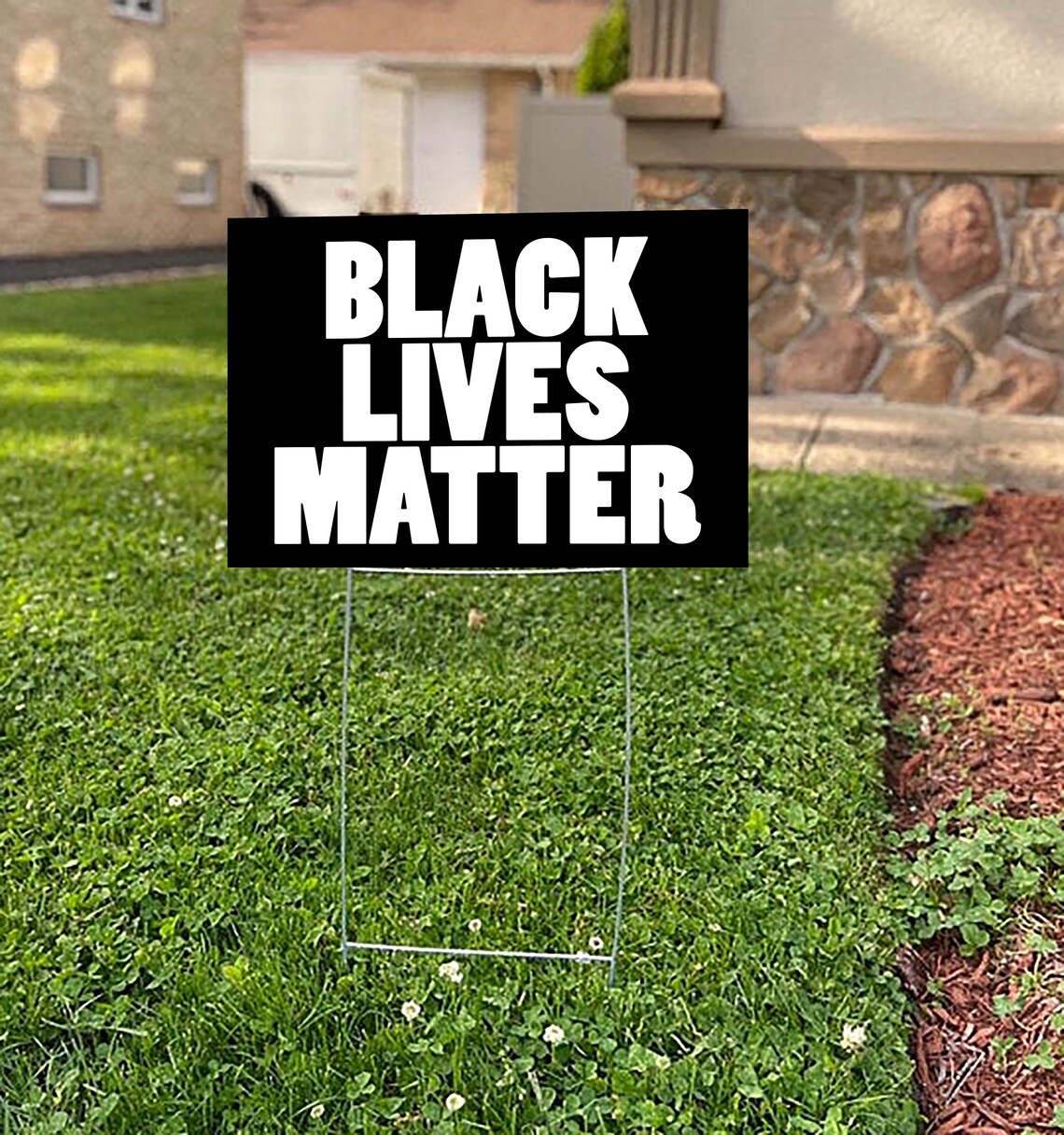 Black Lives Matter Lawn Sign shipping and Stake Included - Etsy