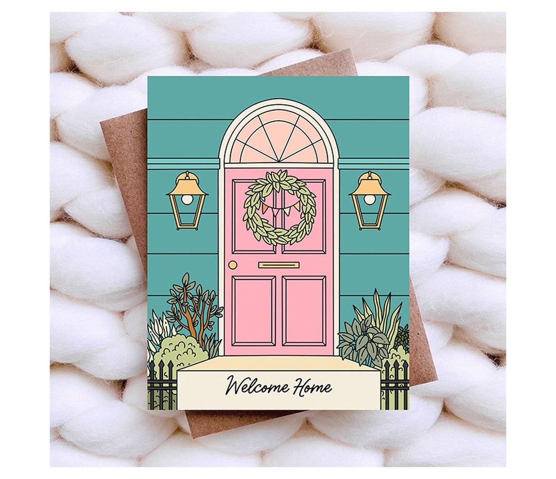 Welcome Home Housewarming Card, Aesthetic Moving Card, Sweet Long ...