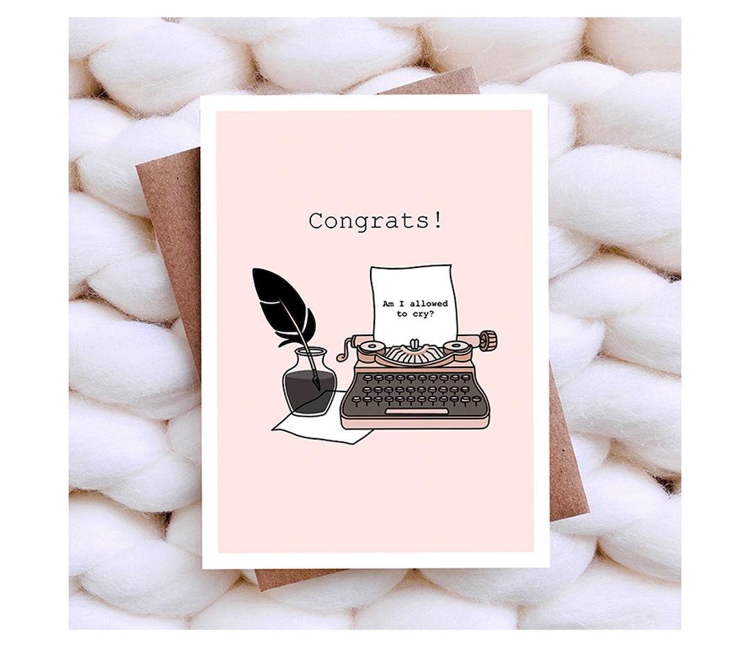 Funny Congratulations Card Funny Wedding Card, Cute Engagement Card for ...