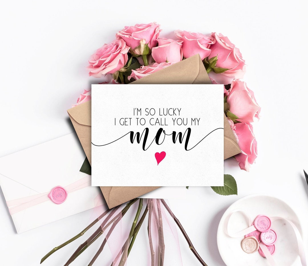 Heartfelt Mothers Day Card From Daughter, Son - Sweet Card for Mom ...