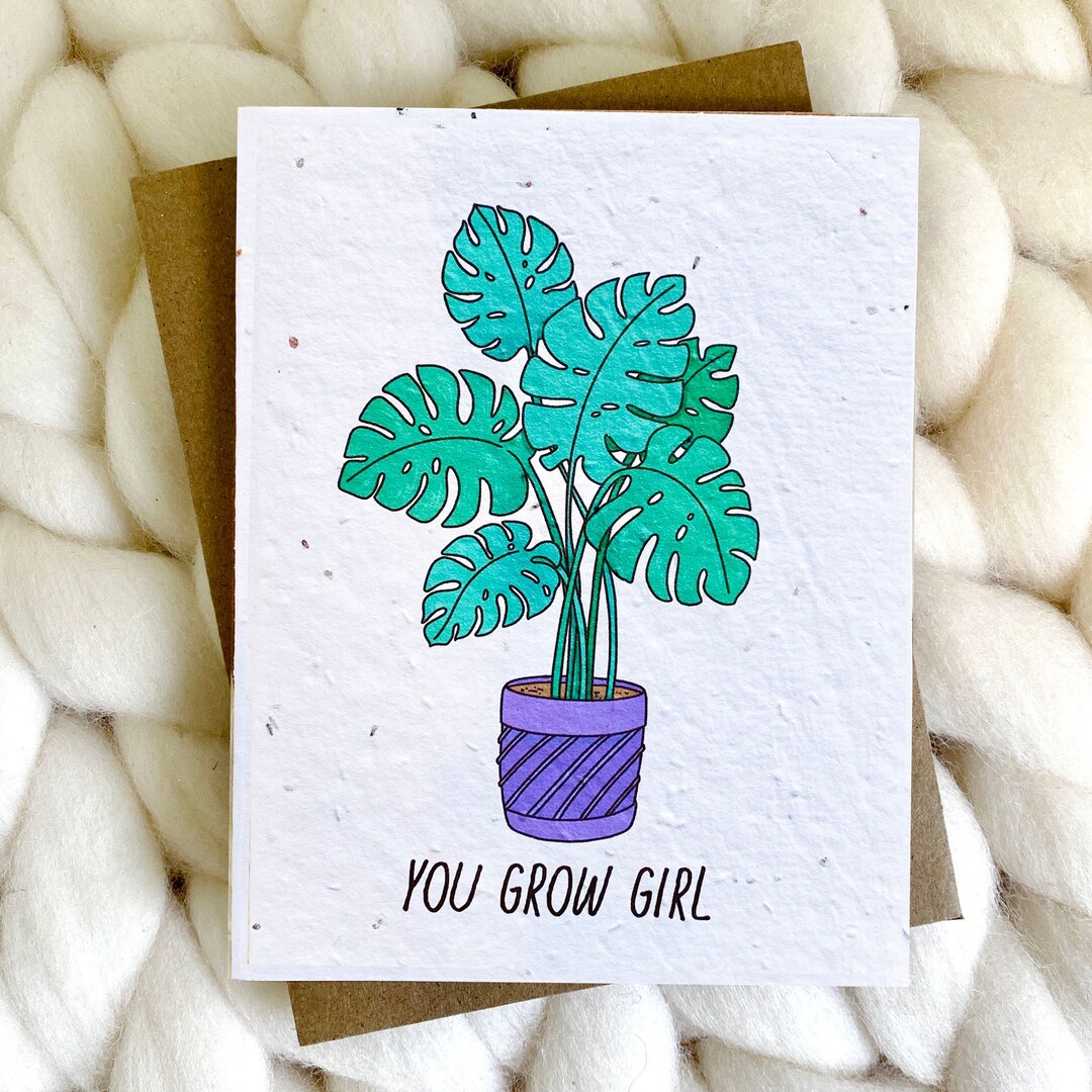 Plantable Congratulations Card Funny Encouragement Card Plant Gift Best ...