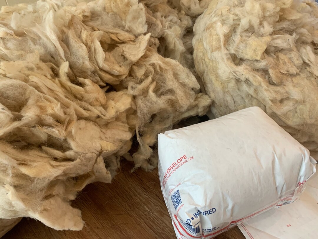 1 LB. 100% Natural Sheep Wool Hand Washed - Very Soft - Long Fibers - Etsy