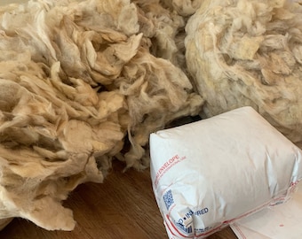 8oz 100% Natural Sheep Wool Hand Washed - Very Soft - Long Fibers - Etsy