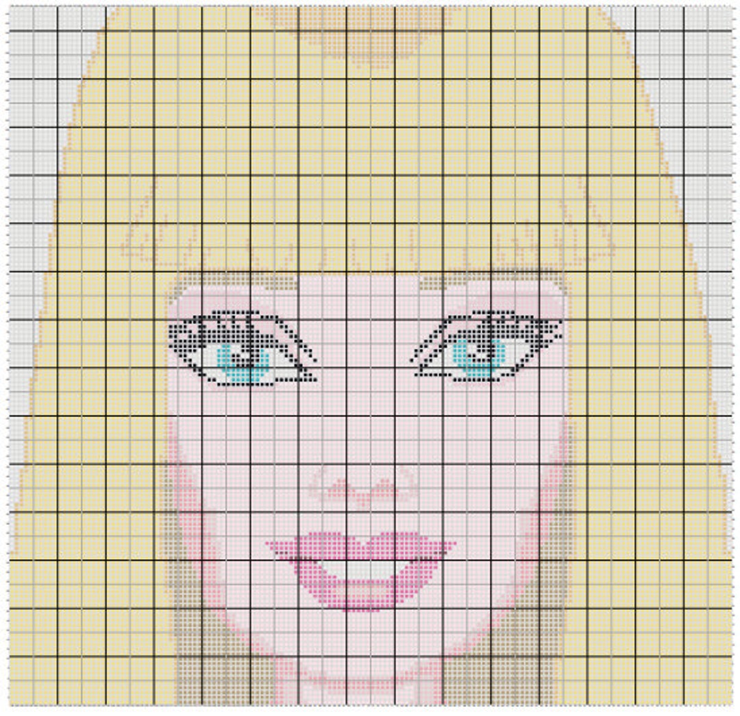 Barbie GRAPH & WRITTEN Pattern - Full Size - Etsy UK