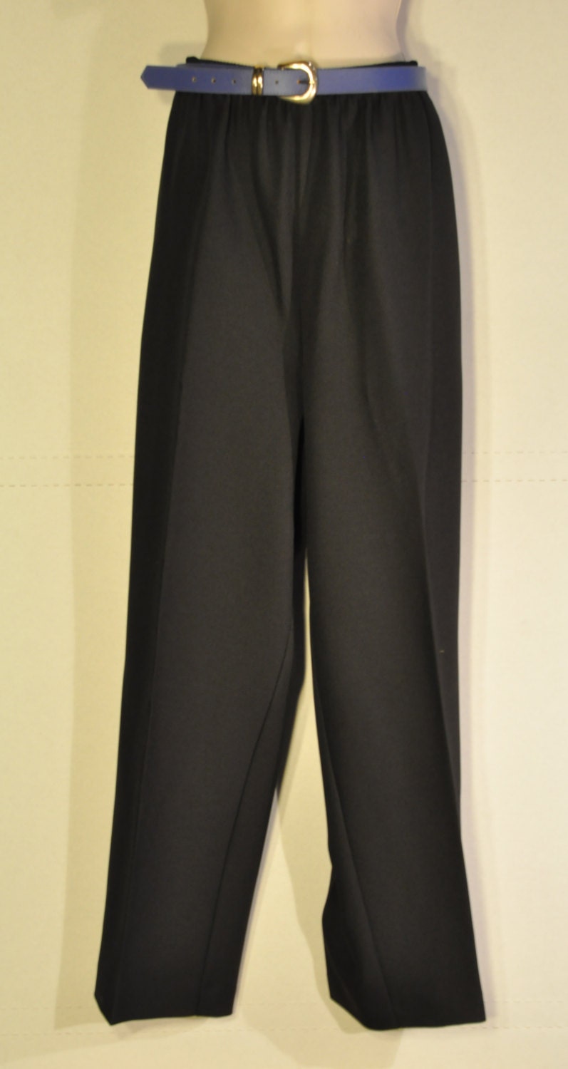 Womens Black Slacks - Etsy