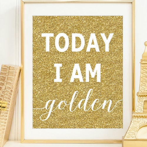 Golden Birthday Thank You Tag Gold Party Favor Tag Gold - Etsy