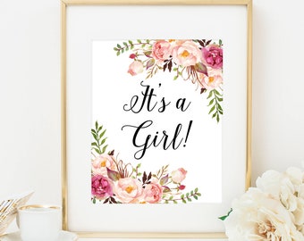 Its a girl sign | Etsy