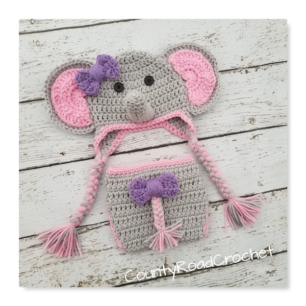 Crochet Elephant Hat - Etsy