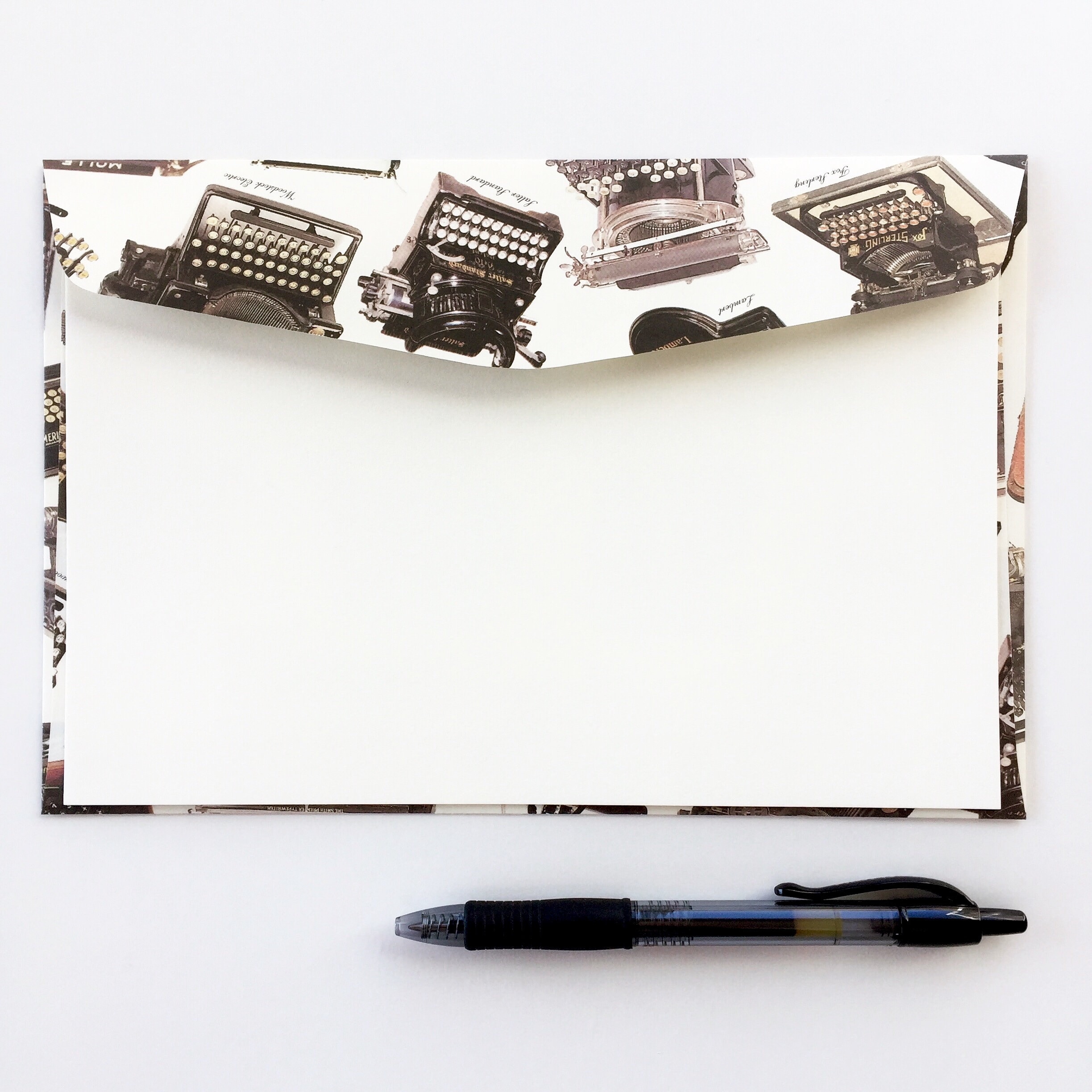Typewriter Large Letter Set, Classic Stationery, Elegant Italian Paper ...