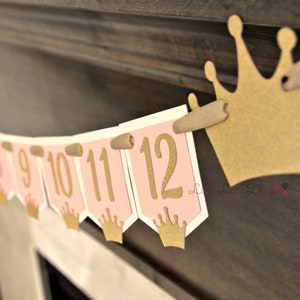 Princess First Birthday Photo Banner. Princess First Birthday. - Etsy