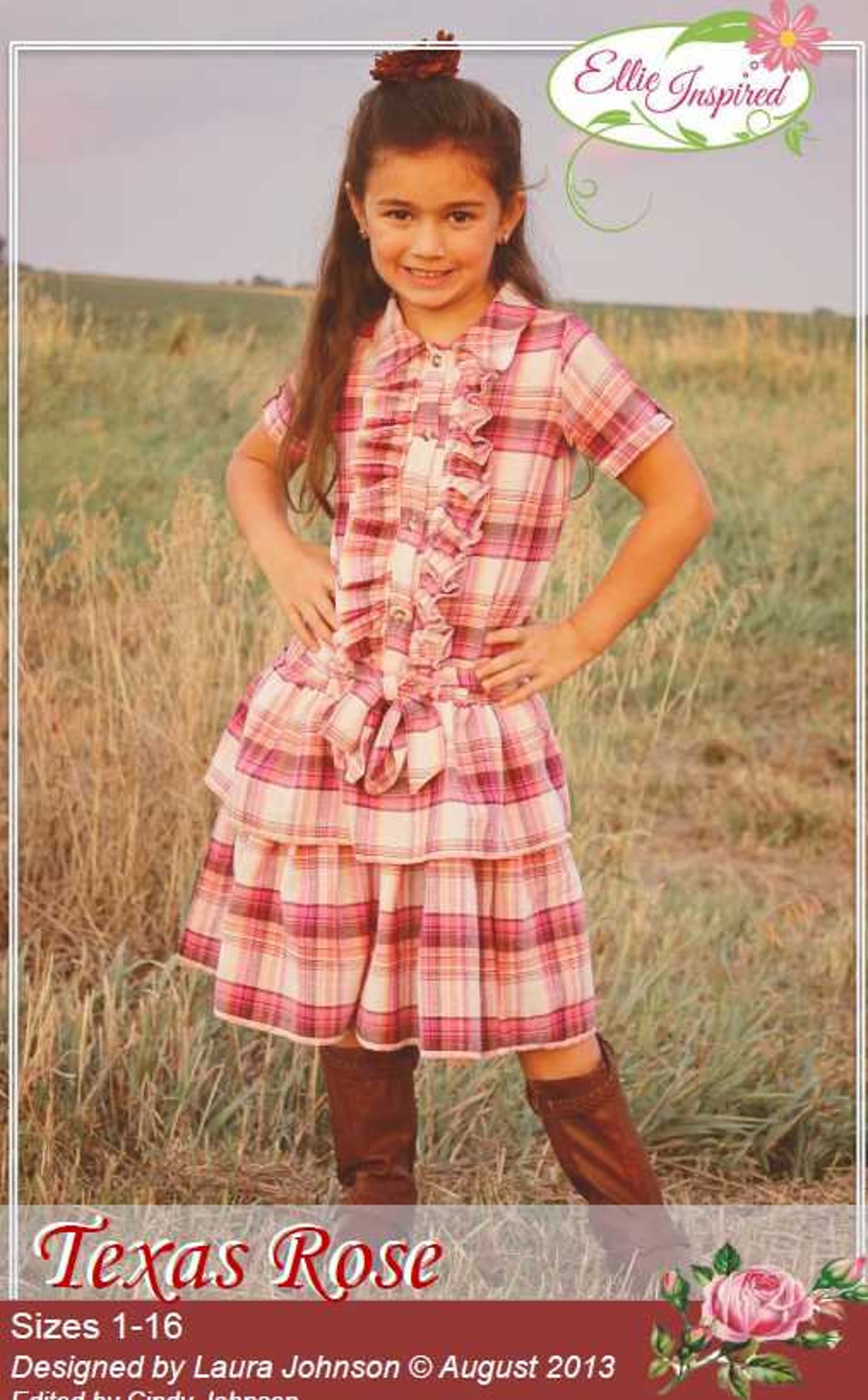 Texas Rose by Ellie Inspired girls 1 16 - Etsy