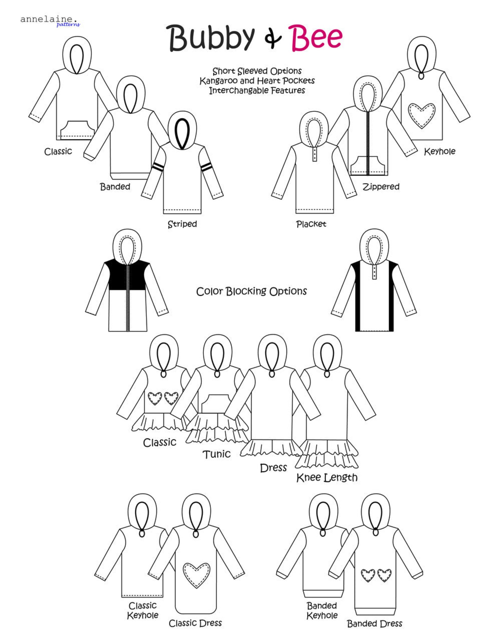 Bubby & Bee Hoodie (kids 9m - 20) - Etsy