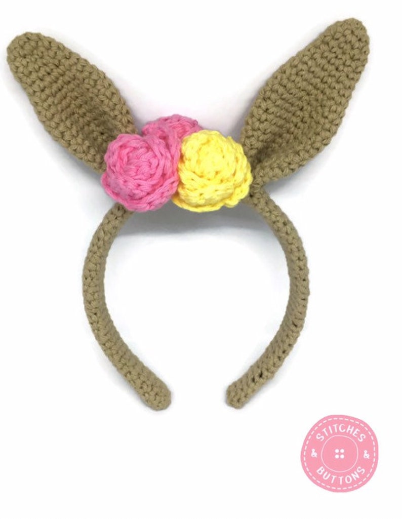 Easter Bunny Headband Hairband Easter Outfit Dressup Dress up Crochet ...