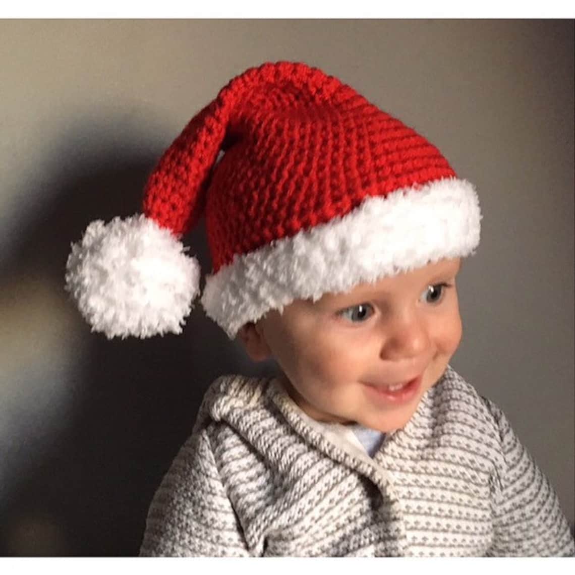 TODDLER Santa Hat Christmas Hat Baby Tottler Child Teen - Etsy UK