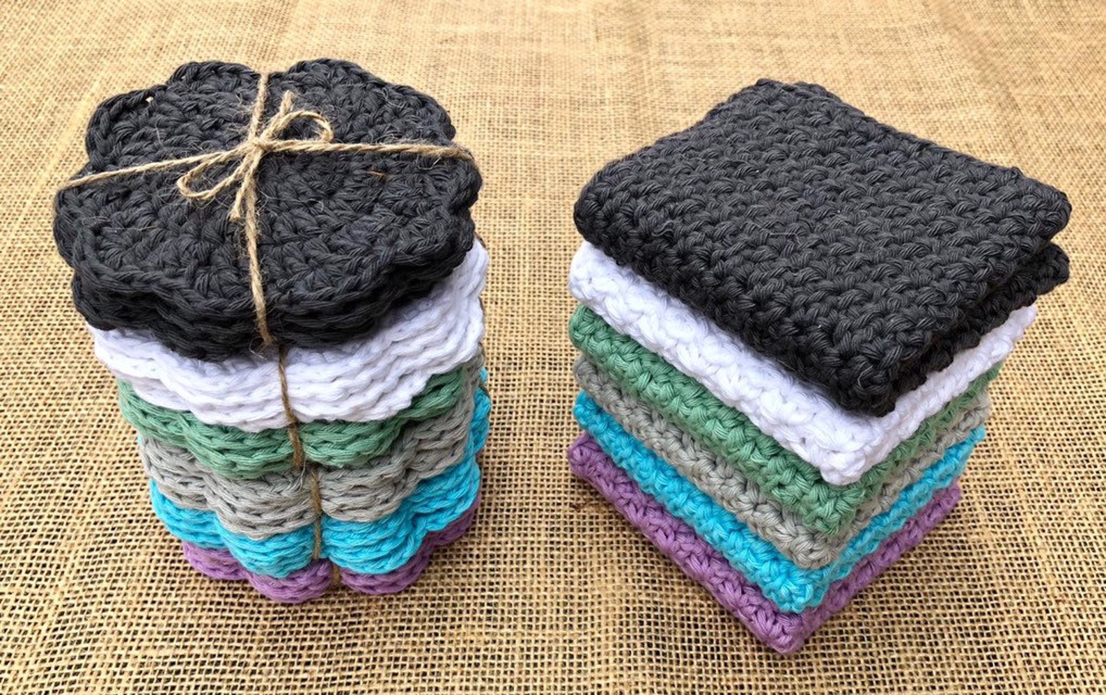 Eco-friendly Sustainable Wash Cloth Flannel Dish Cloth - Etsy