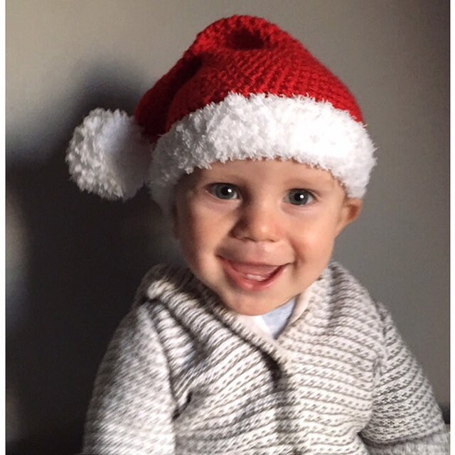 BABY Santa Hat Father Christmas Hat Christmas Costume Baby Toddler ...
