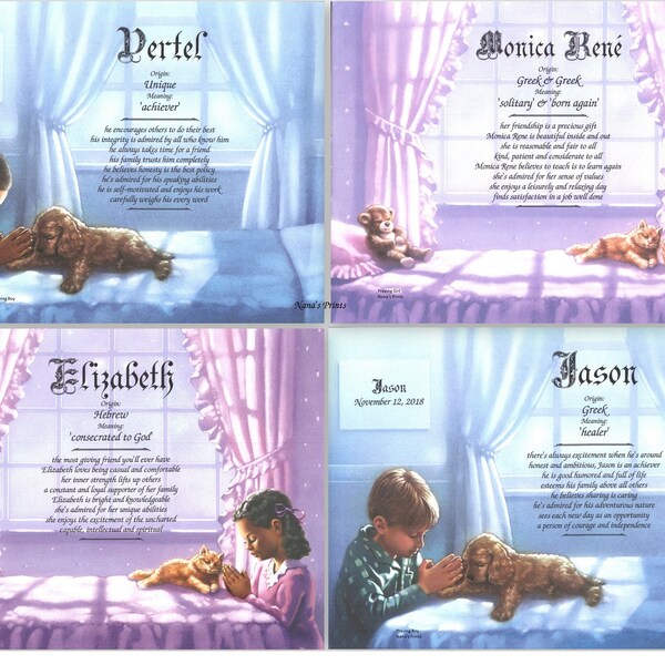 First Name Meaning - Etsy