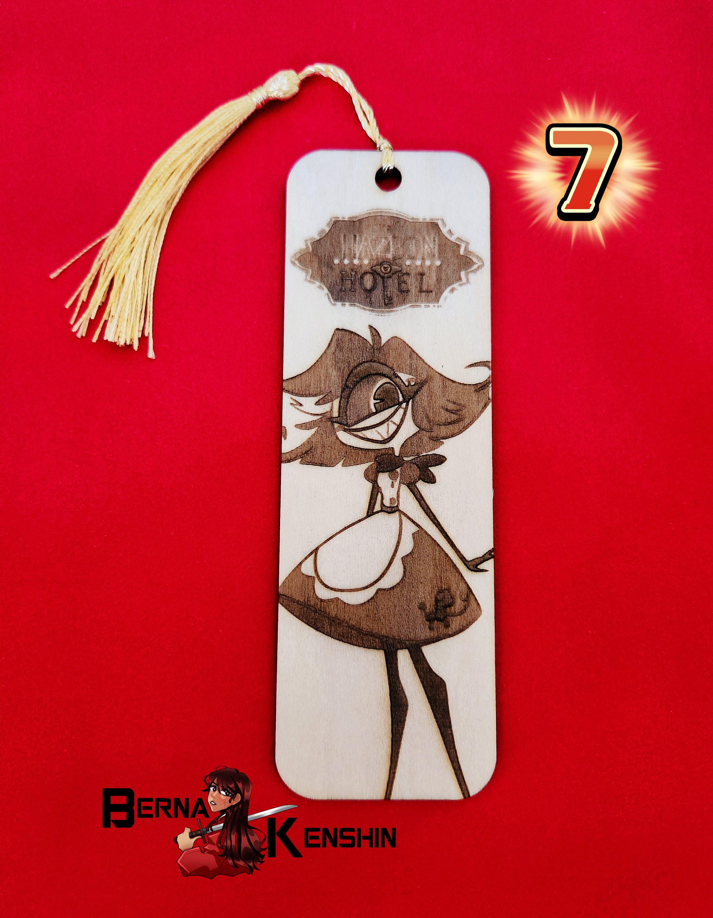 Hazbin Hotel Wooden Bookmarks - Etsy